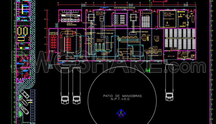 64. Free Download – AutoCAD DWG Drawing of the Proposed Poultry Factory ...