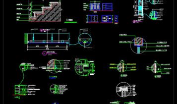 647. Free Download Emergency Staircase Elevation & Section Detail CAD ...