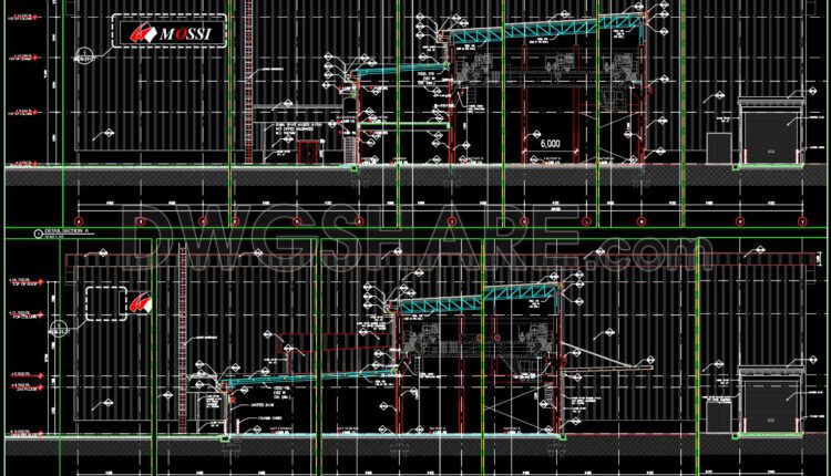 649. Factory Detail Section CAD Drawings – DWG Template for ...