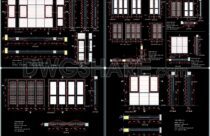 543. Free CAD Frameless Glass Railing Detail DWG