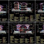 800. Download Da Nang Beach Resort Villa Project Autocad Drawings (4 ...