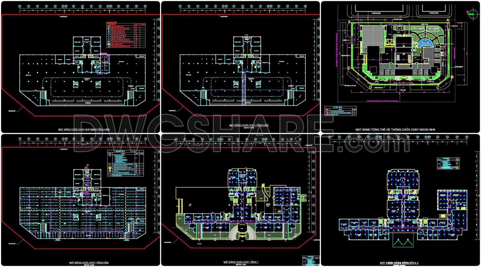 129. Free download floor finishing CAD drawings for a 3-story office ...