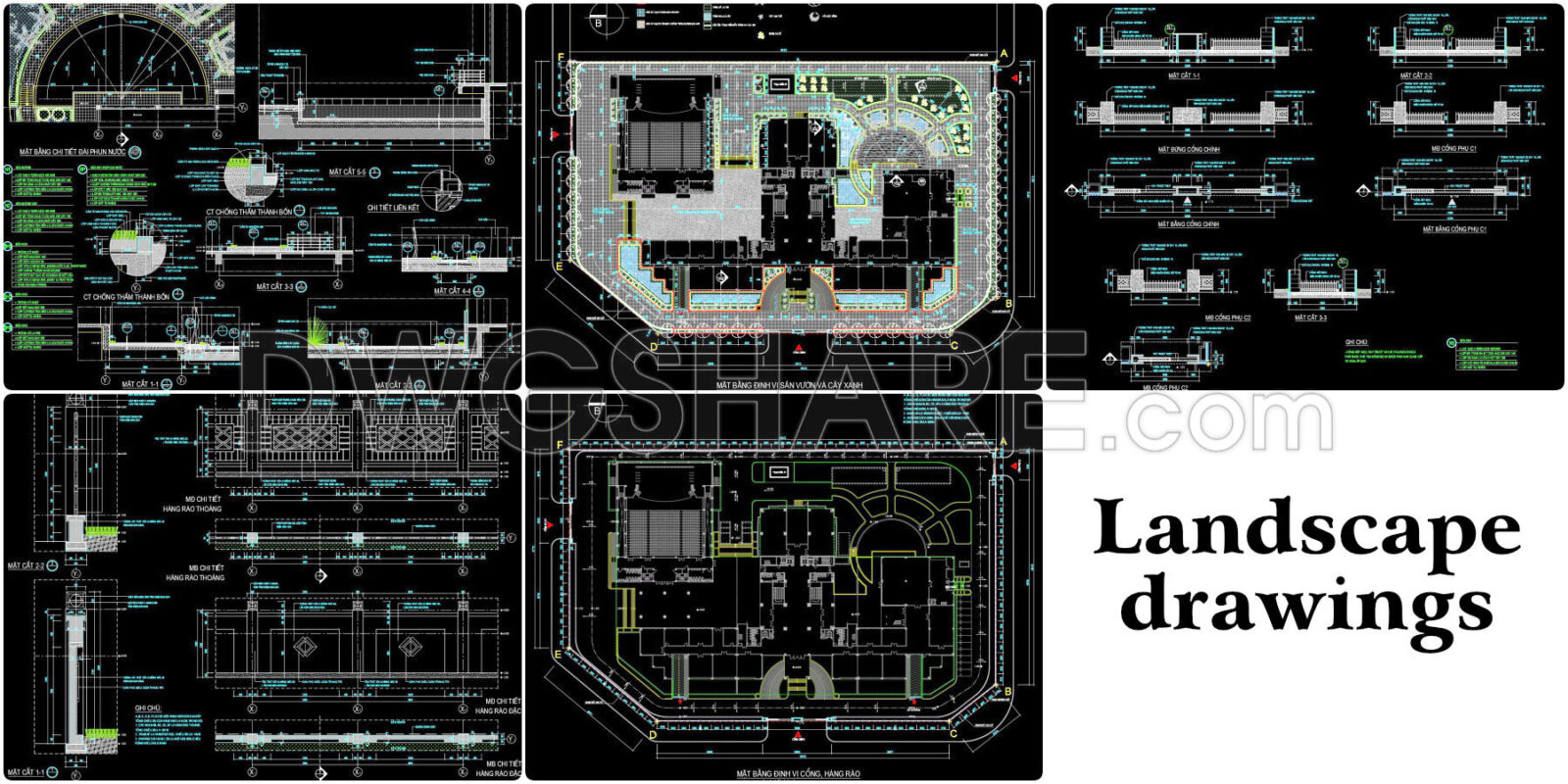 129. Free download floor finishing CAD drawings for a 3-story office ...