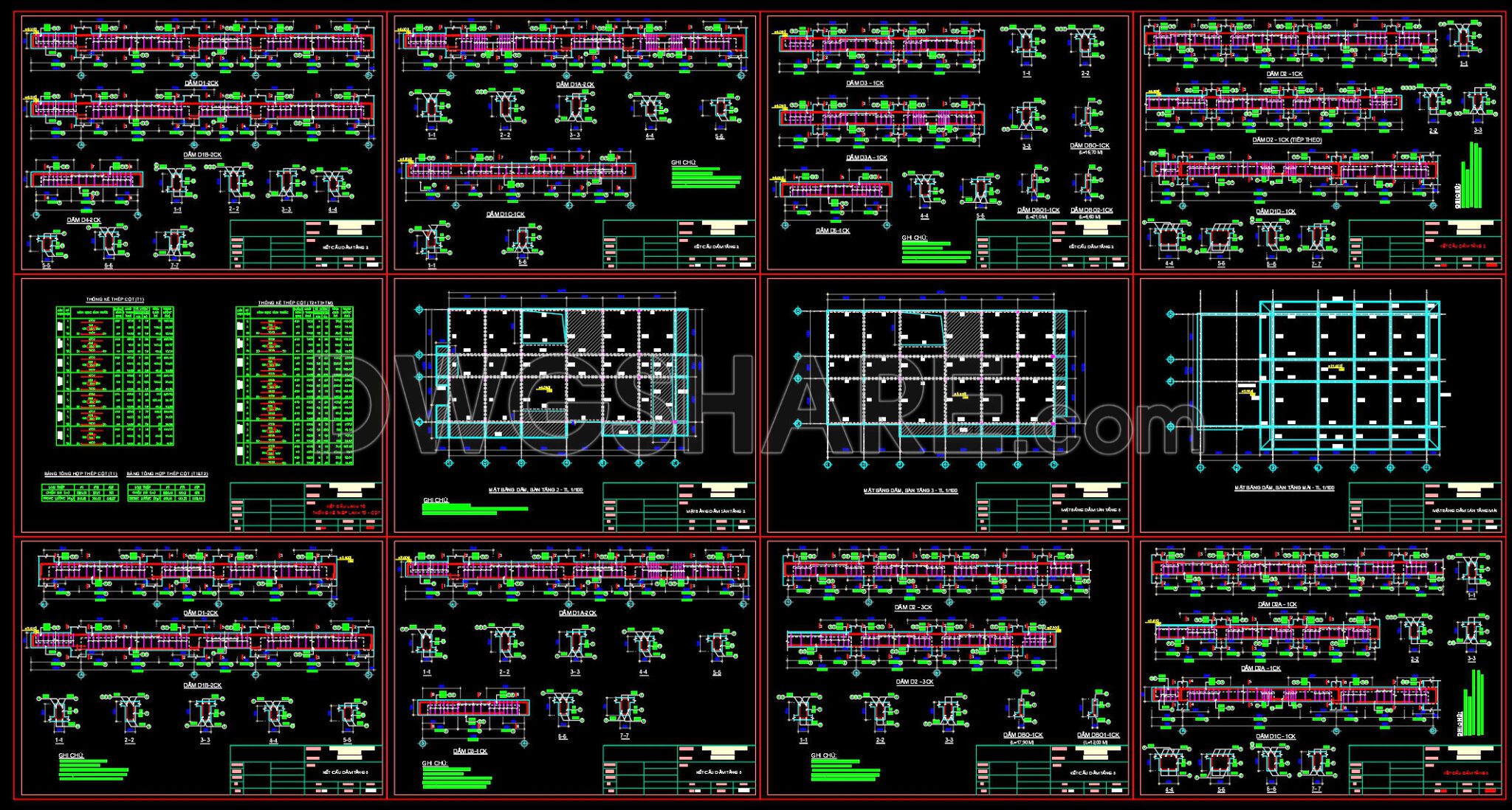 94. Free Download 6-Story Office Floor Plan CAD Drawings – Complete ...