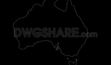 361. Free Download Modern Round Side Table CAD Drawing with Full Dimensions