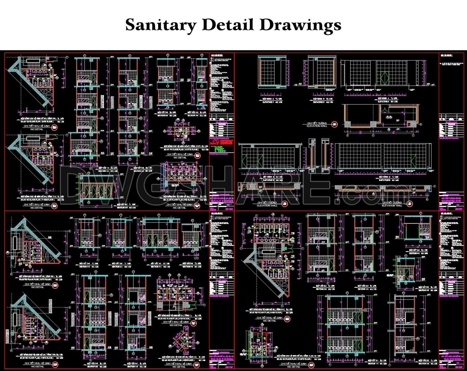 103. Download the CAD design profile of a 20-storey office building ...