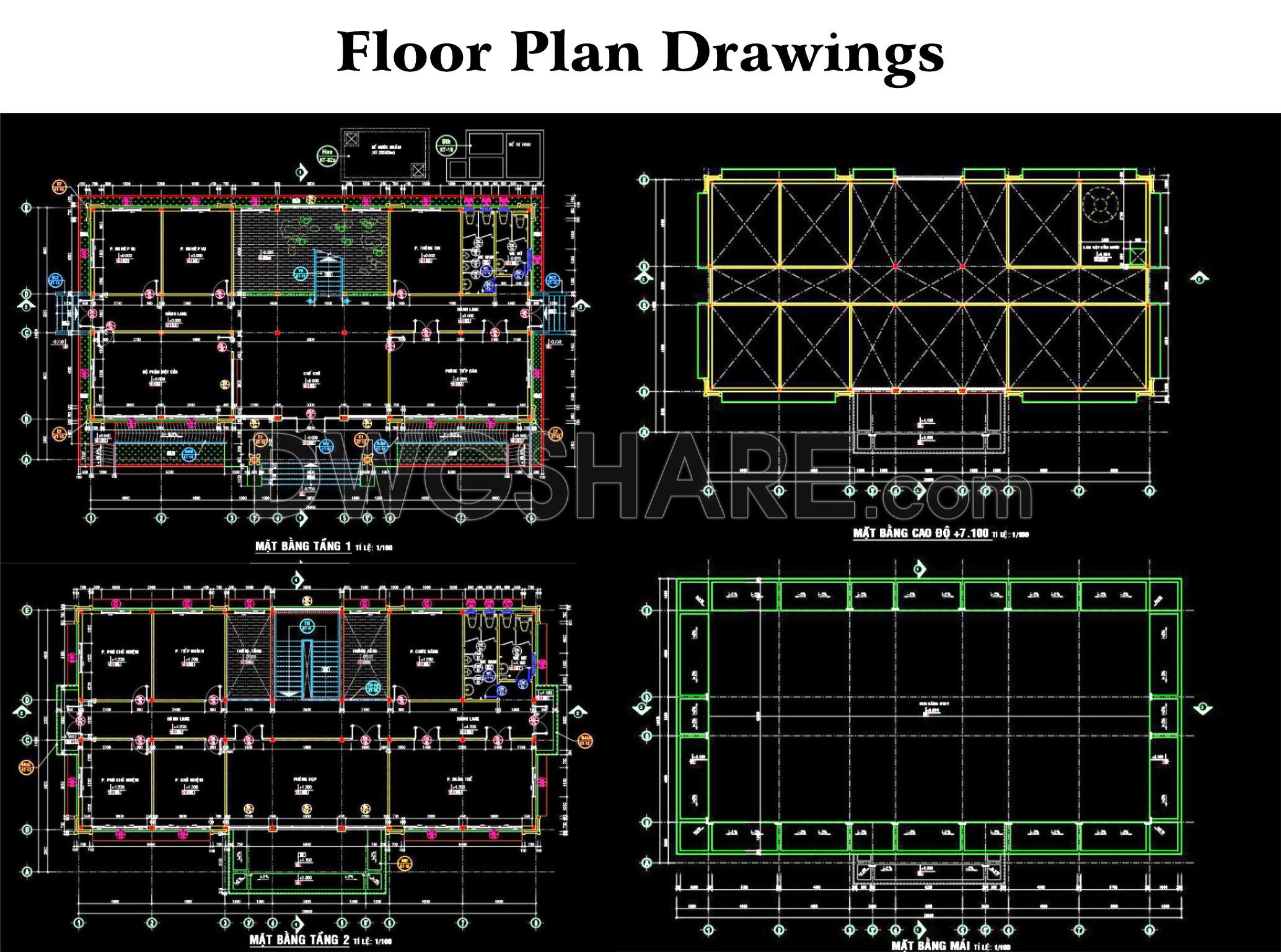 107. Floor Plan Drawings - Free Cad Blocks, download DWG models for ...