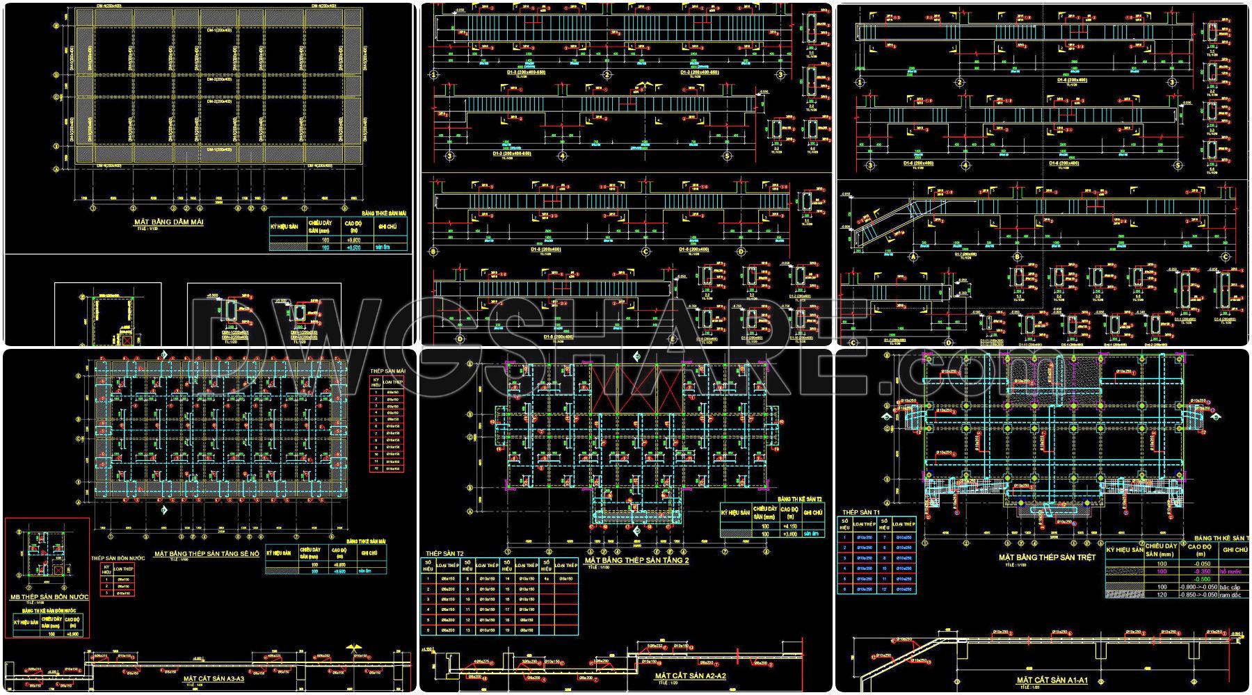 134. Free Download – Technical Floor Finishing Drawings for a 700m2 ...