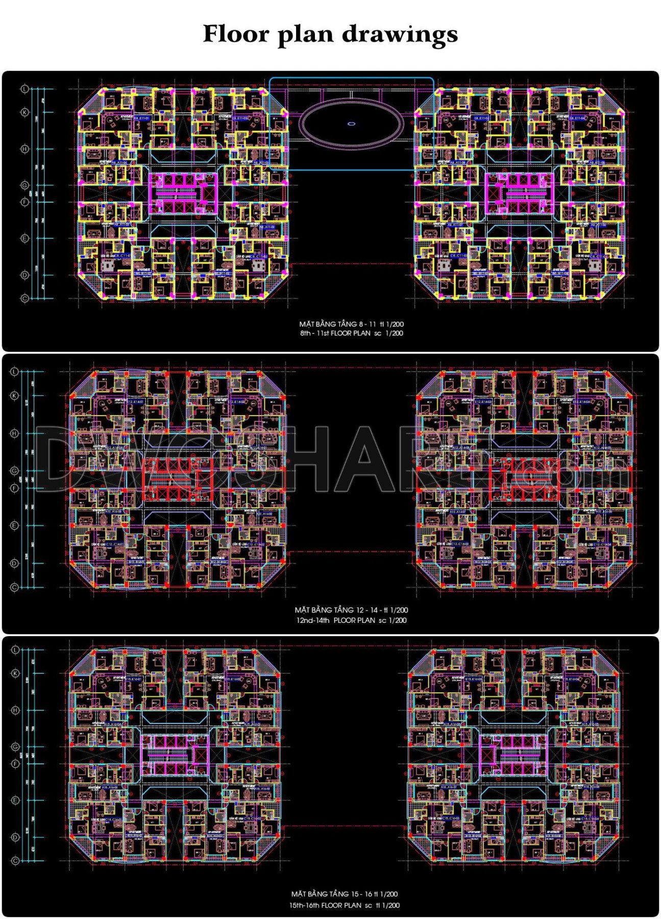 108. Free Download – CAD Drawings of 586 Residential and Office ...