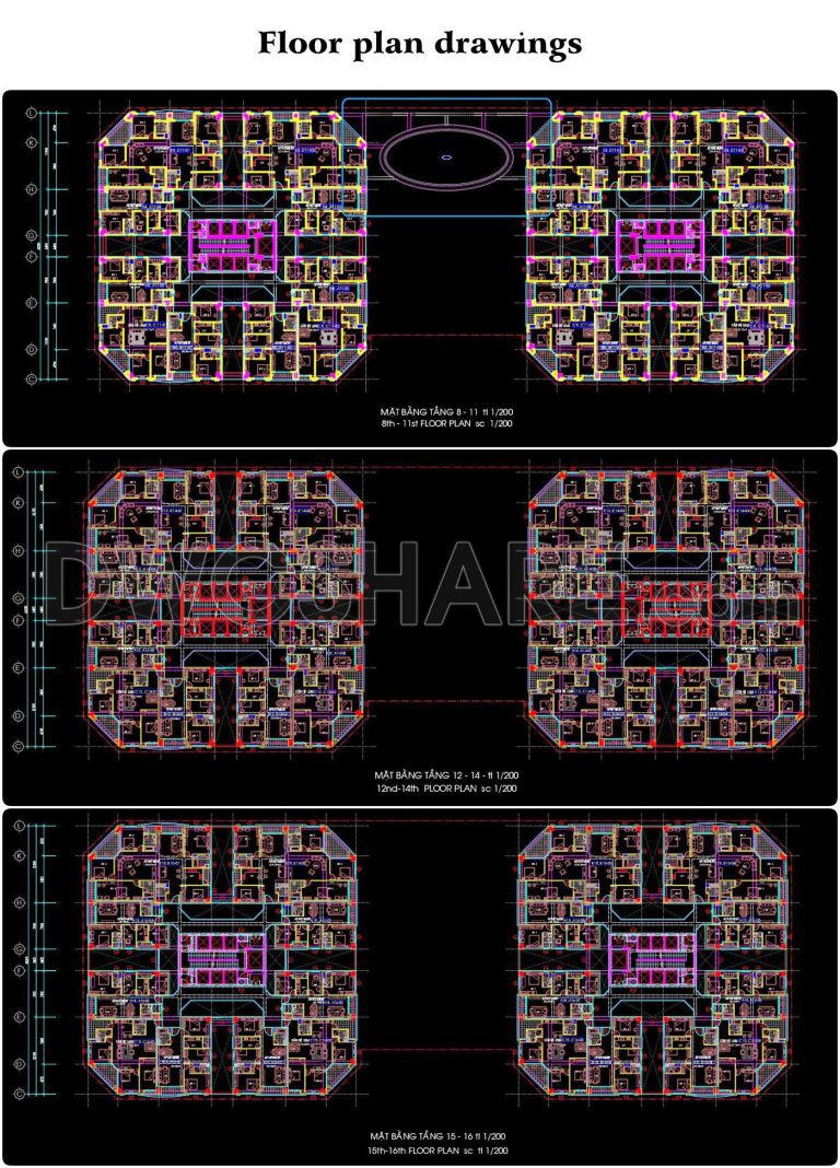 108. Free Download – CAD Drawings of 586 Residential and Office ...
