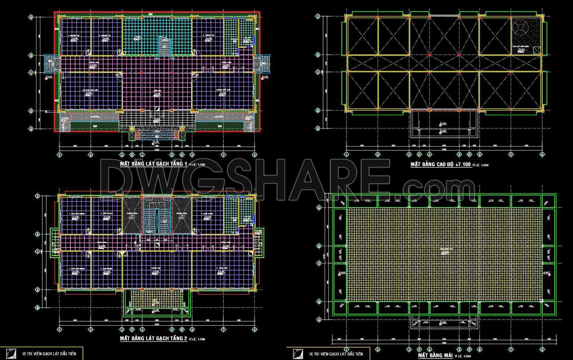 134. Free Download – Technical Floor Finishing Drawings For A 700m2 ...
