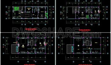 633. Free CAD Drawing of Crane Foundation Design – DWG Format Download