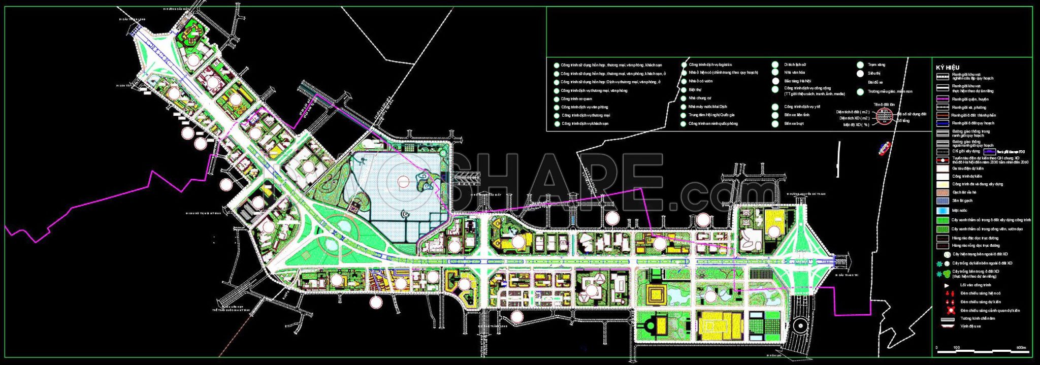 154. Free Download Traffic Planning CAD Drawing for Both Sides of Ring ...