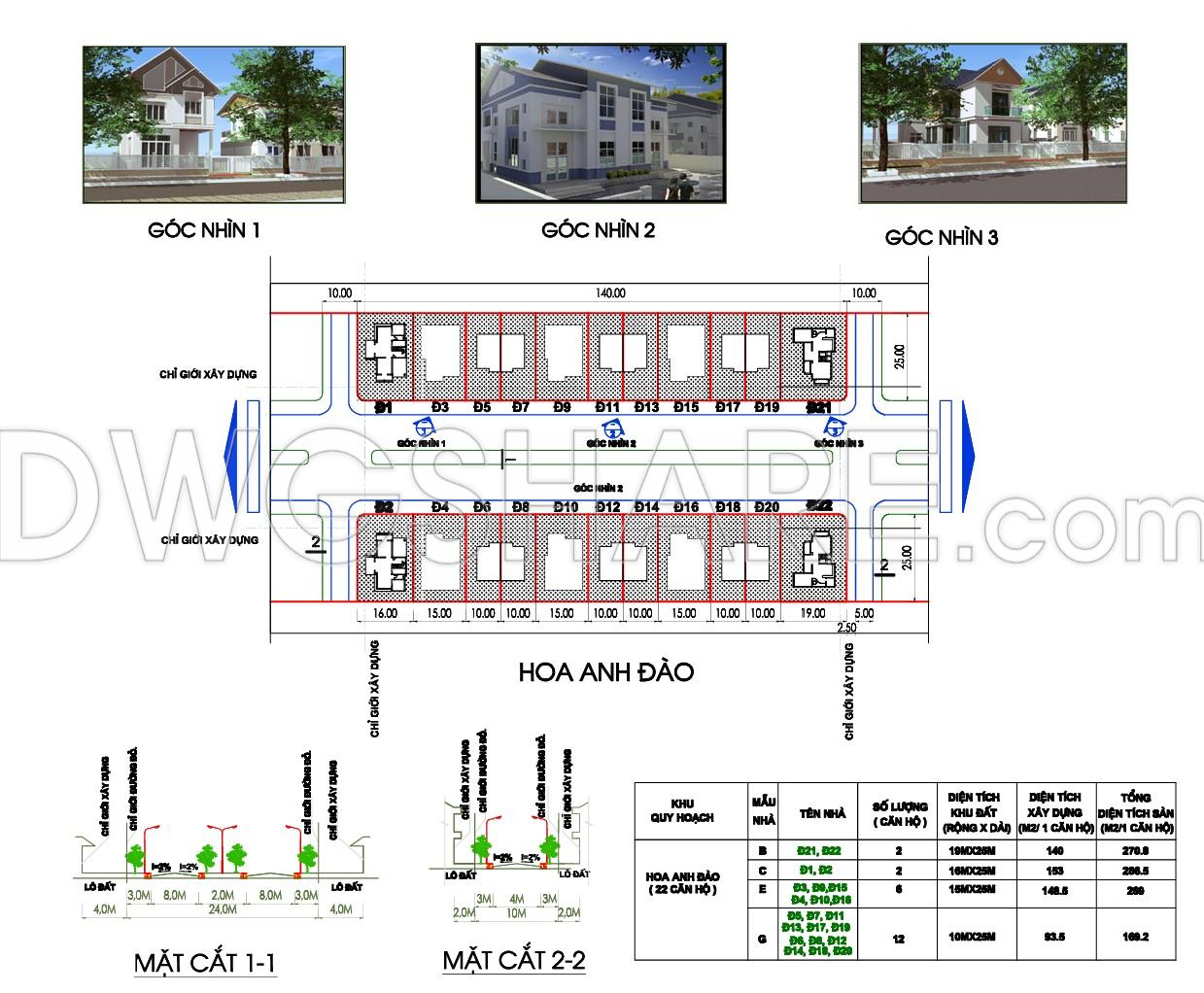 159. Download Urban Planning Cad Drawing – Hoang Thanh Urban Area, Kon ...