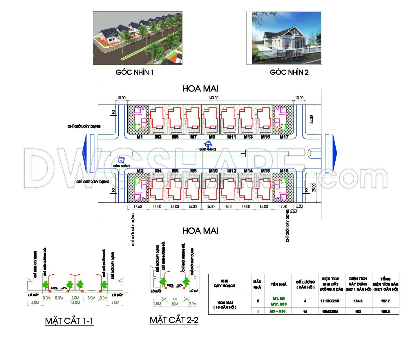 159. Download Urban Planning CAD Drawing – Hoang Thanh Urban Area, Kon Tum