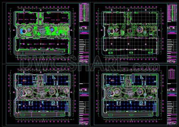 169. Free Download – CAD Drawings of Green Landscape Design for ...