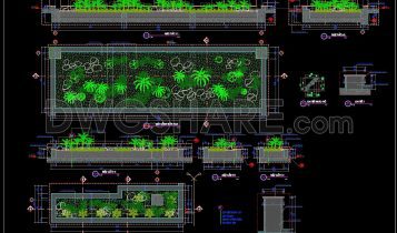 AutoCAD drawings of urban design and landscape design