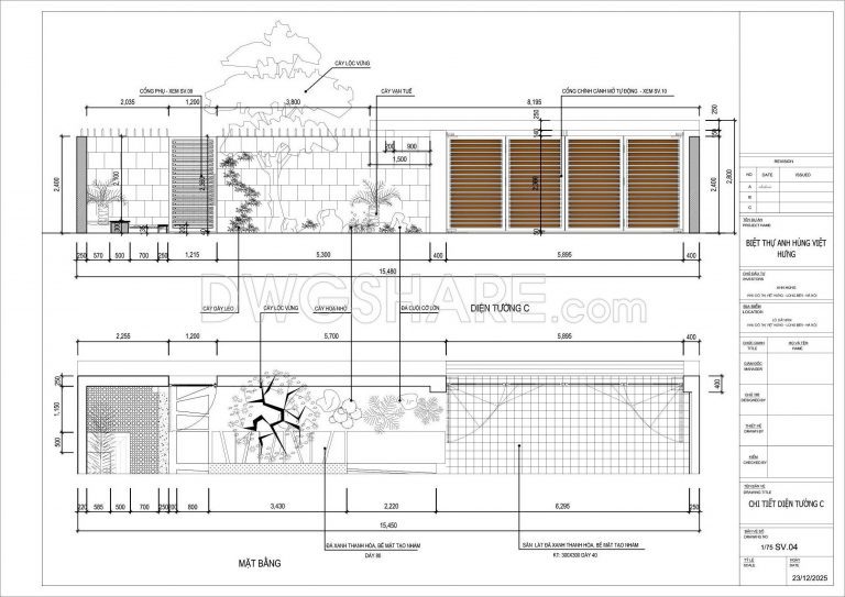 172. Villa Garden Design – Complete Architectural Drawings