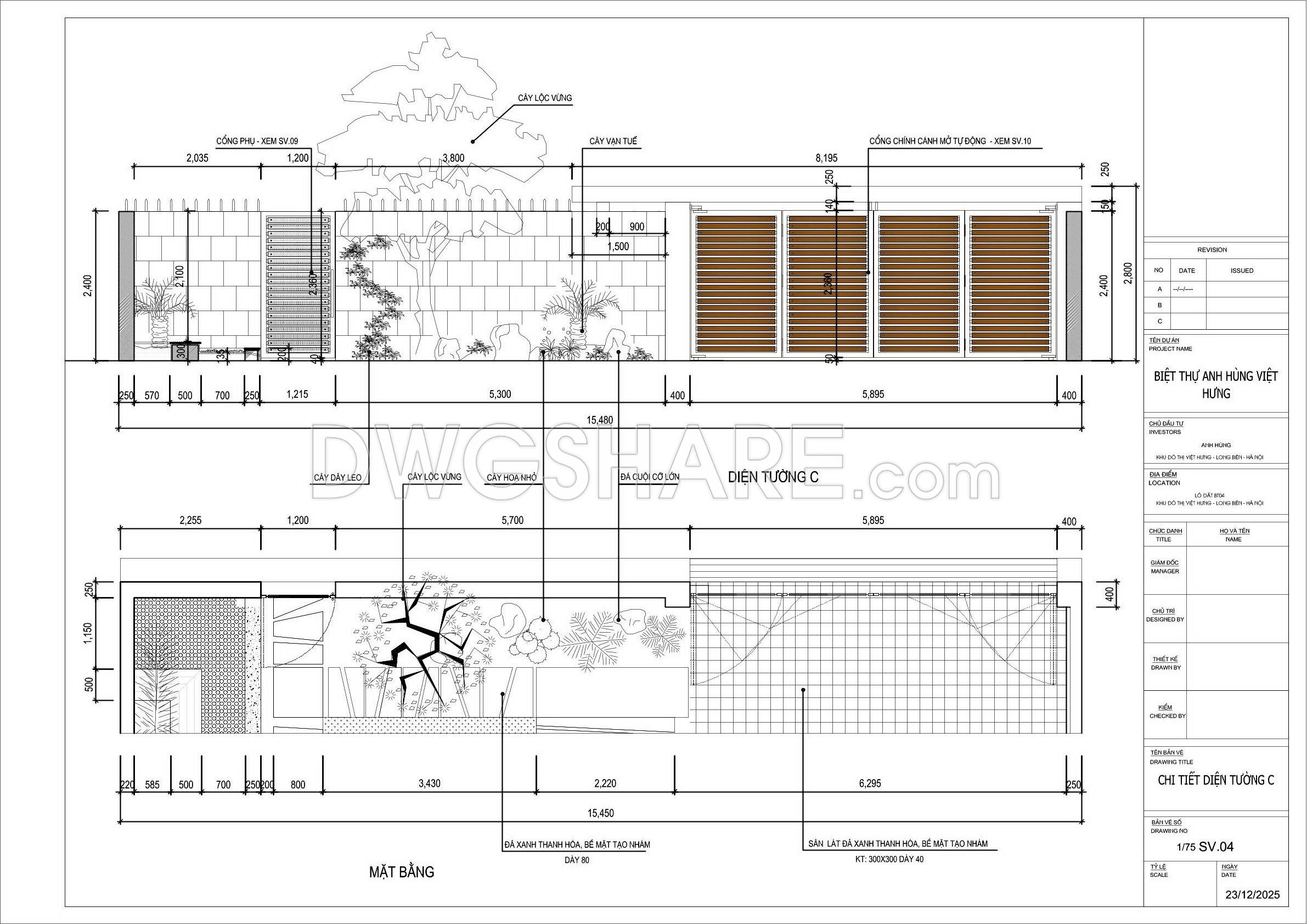 172. Villa Garden Design – Complete Architectural Drawings