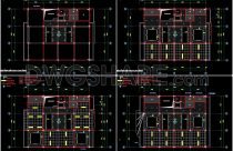 549. Free Detailed CAD Drawing - Steel and Glass Canopy Structure