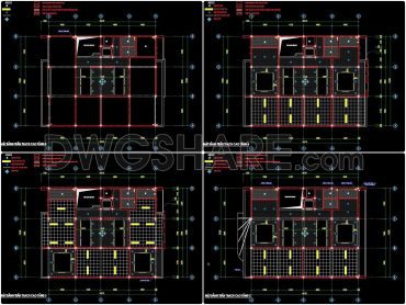 195. Free Download CAD Drawings of Ceiling and Lighting Layout for ...