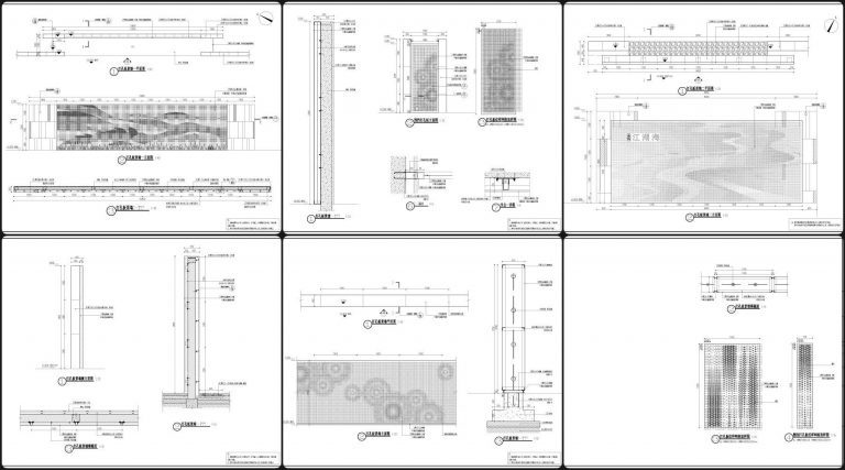 239. Free Download Perforated Panel CAD Drawing