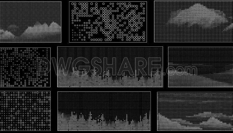 245. Free Download Perforated Panel CAD Drawing (1) - Free Cad Blocks ...