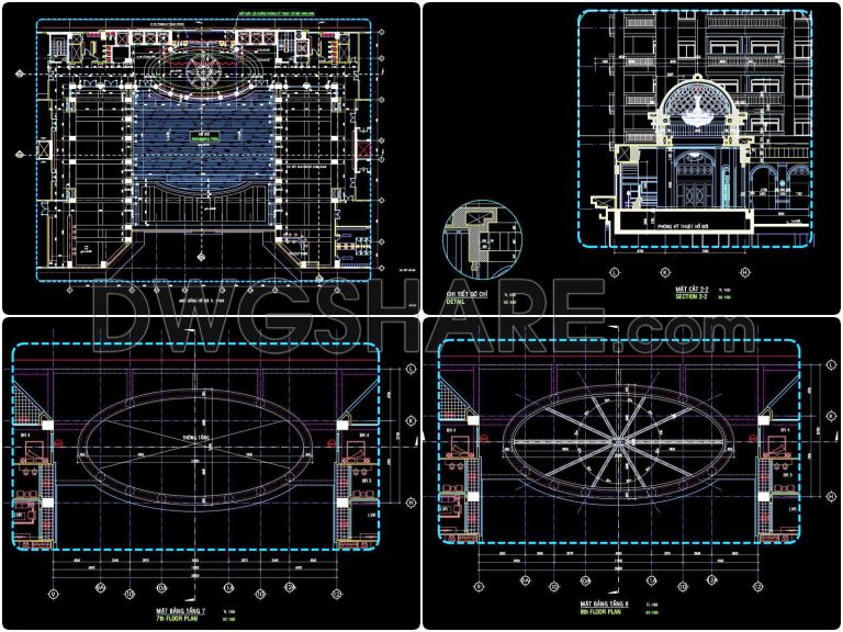 28. Rooftop Swimming Pool Design in Shopping Mall – Detailed CAD ...