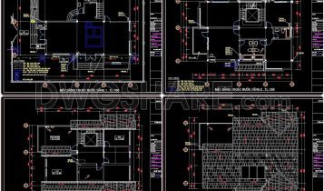 372. Download detailed CAD drawings of solid wood wall cladding for villas