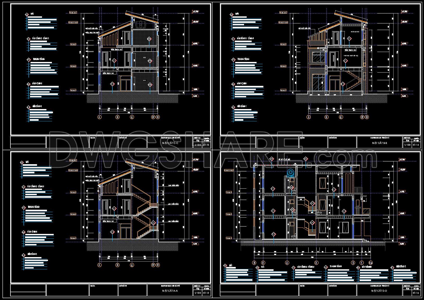 134. Free Download – Technical Floor Finishing Drawings for a 700m2 ...