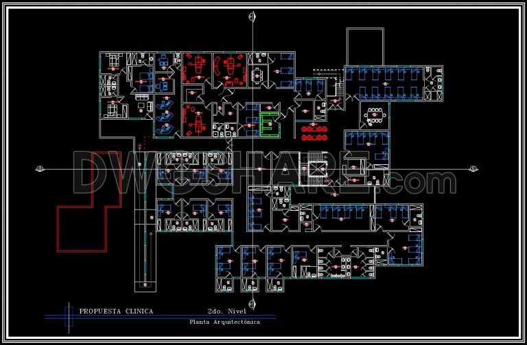 47. Second Floor CAD Drawing – General Internal Medicine Clinic (Free ...
