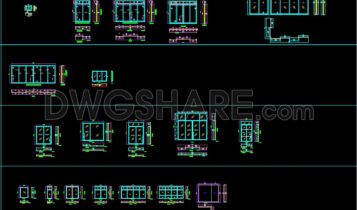Door and Window CAD Block Free Download – Dynamic Blocks