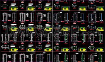 Door and Window CAD Block Free Download – Dynamic Blocks