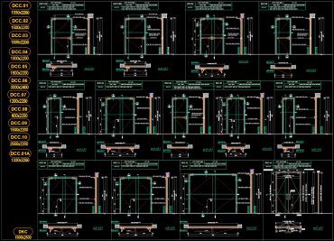 755. Free Download – Fire-Rated Steel Door CAD Drawings for Apartment ...
