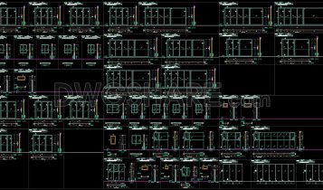 602. Free Download CAD File – Atrium Roof Grid Structure Details