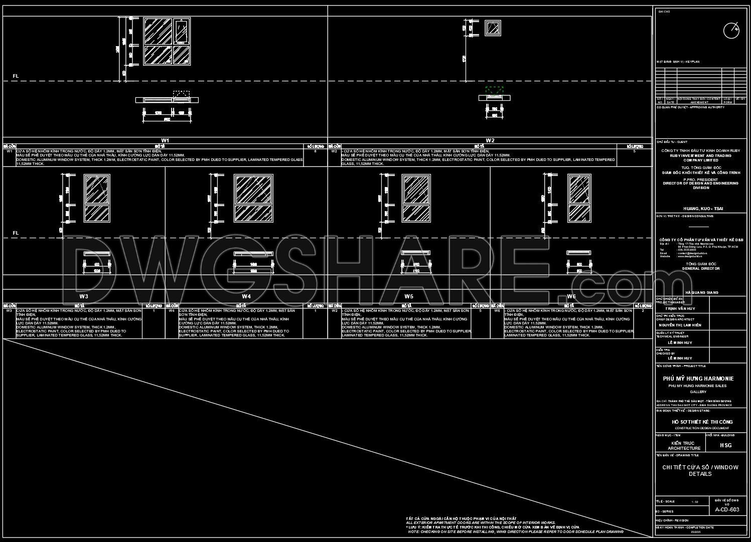 763. Get Free Detailed CAD Drawings of Doors and Windows for Download