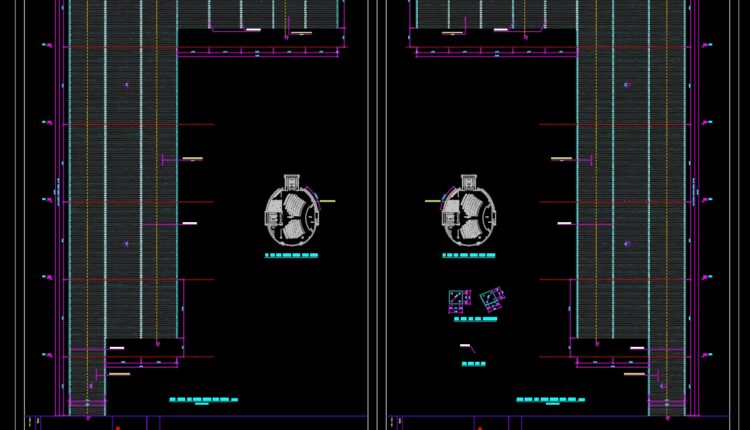 776. Download Free Detailed CAD Drawing of Sunshade Louvers for a 410m2 ...