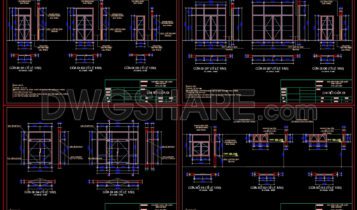 Door and Window CAD Block Free Download – Dynamic Blocks
