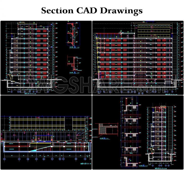 81. Download Free CAD Office Layout – 700 Square Meters