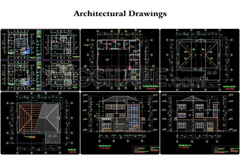 132. Free Download – Technical Floor Finishing Drawings for a 790m2 ...