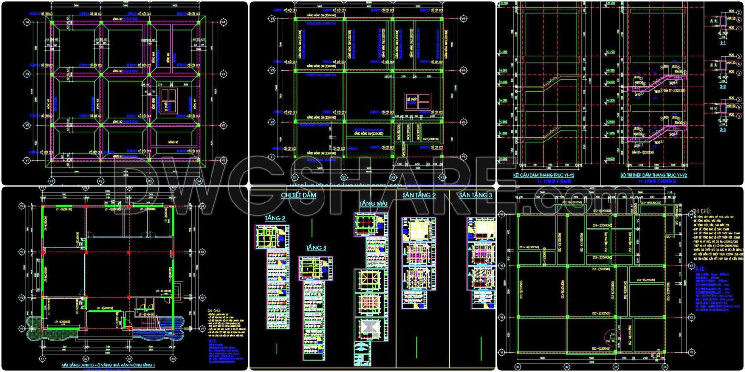 132. Free Download – Technical Floor Finishing Drawings for a 790m2 ...