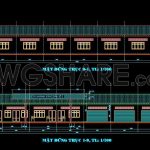 01. Free download of gas station design drawings with a total area of ...