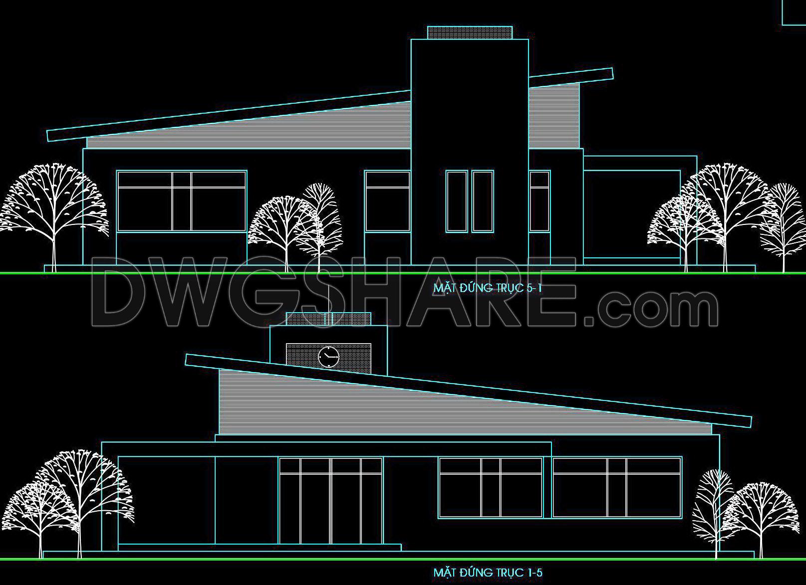 04. CAD drawings for the design of a commune central post office with a ...