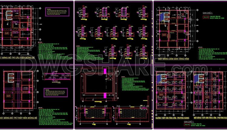 102. Download Cicilia Hotel Architectural And Structural Cad Drawings ...