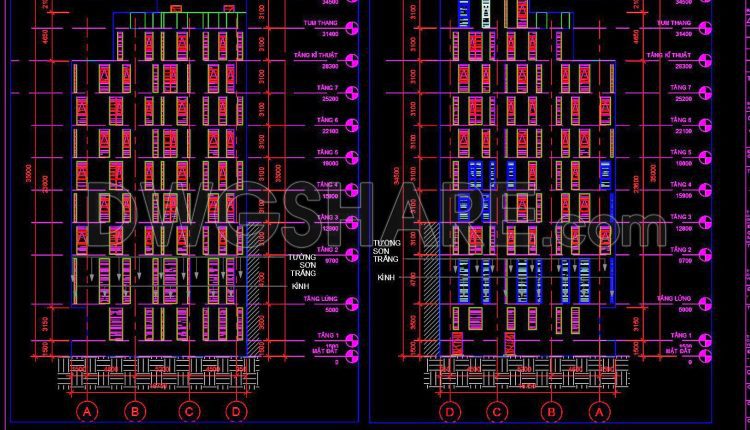 102. Download Cicilia Hotel Architectural And Structural Cad Drawings ...