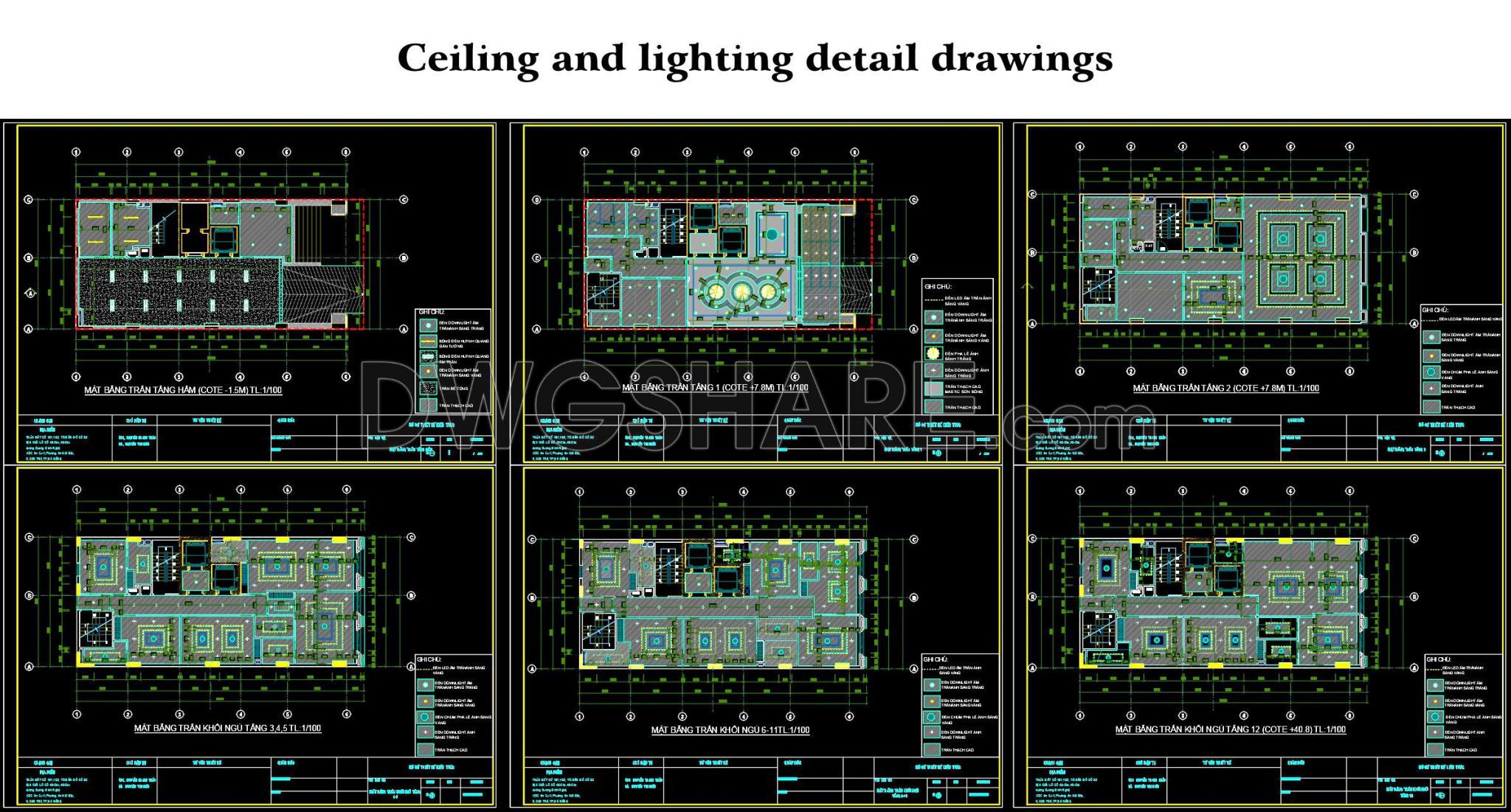 104. Free Download Mini Hotel Interior Floor Plan CAD Drawings