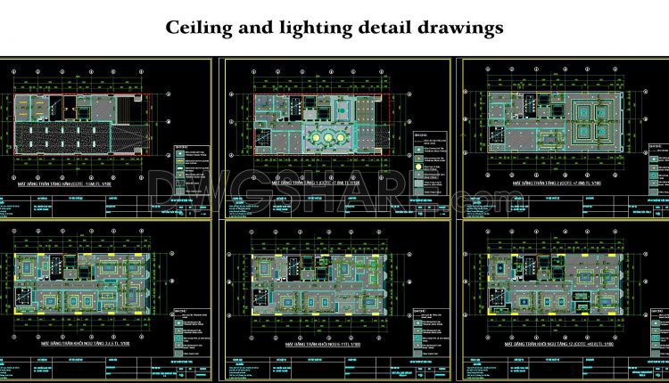 104. Ceiling And Lighting Detail Drawings - Free Cad Blocks, download ...