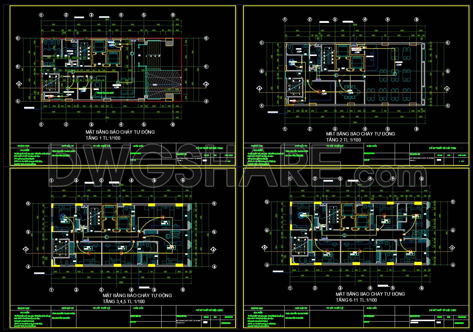 104. Fire Alarm System Drawings (2) - Free Cad Blocks, download DWG ...