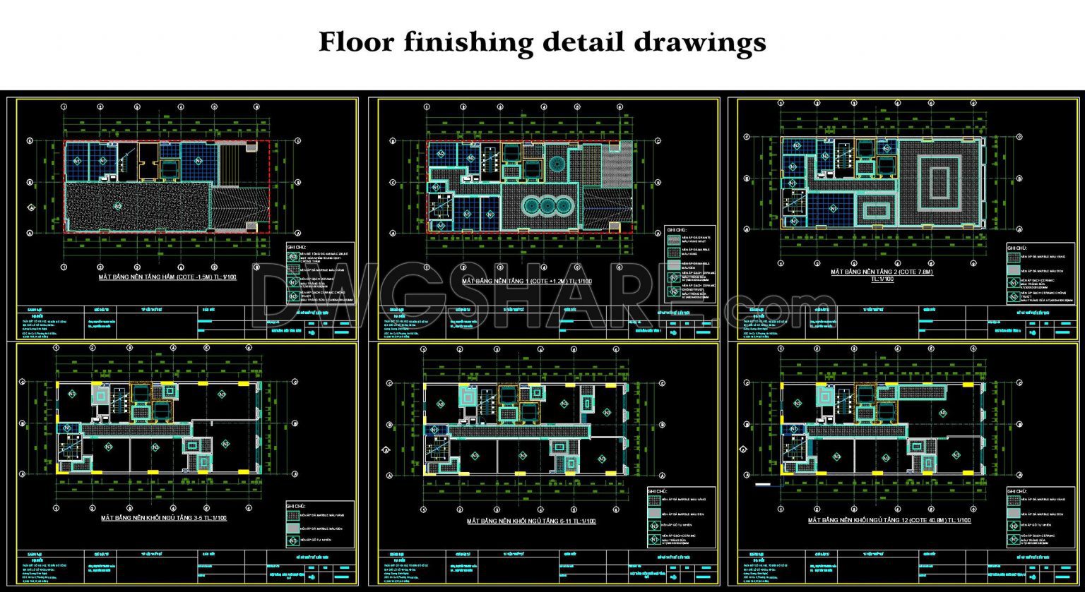104. Free Download Mini Hotel Interior Floor Plan CAD Drawings