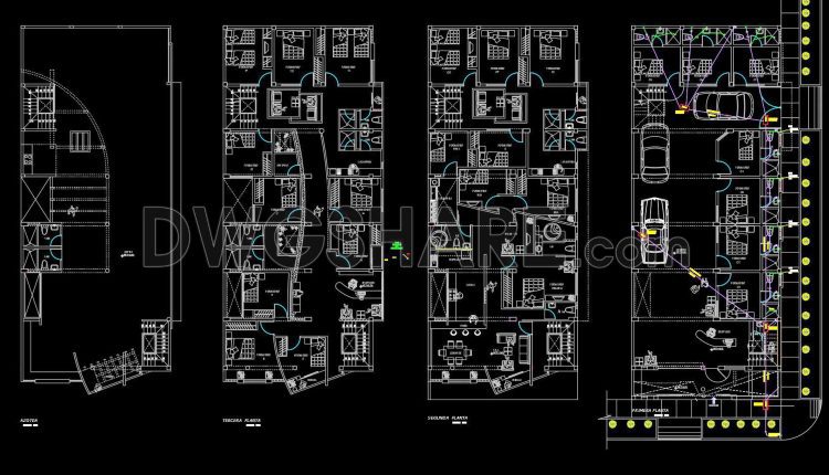 114. Download Small Hotel Architectural AutoCAD DWG Drawings (5) - Free ...